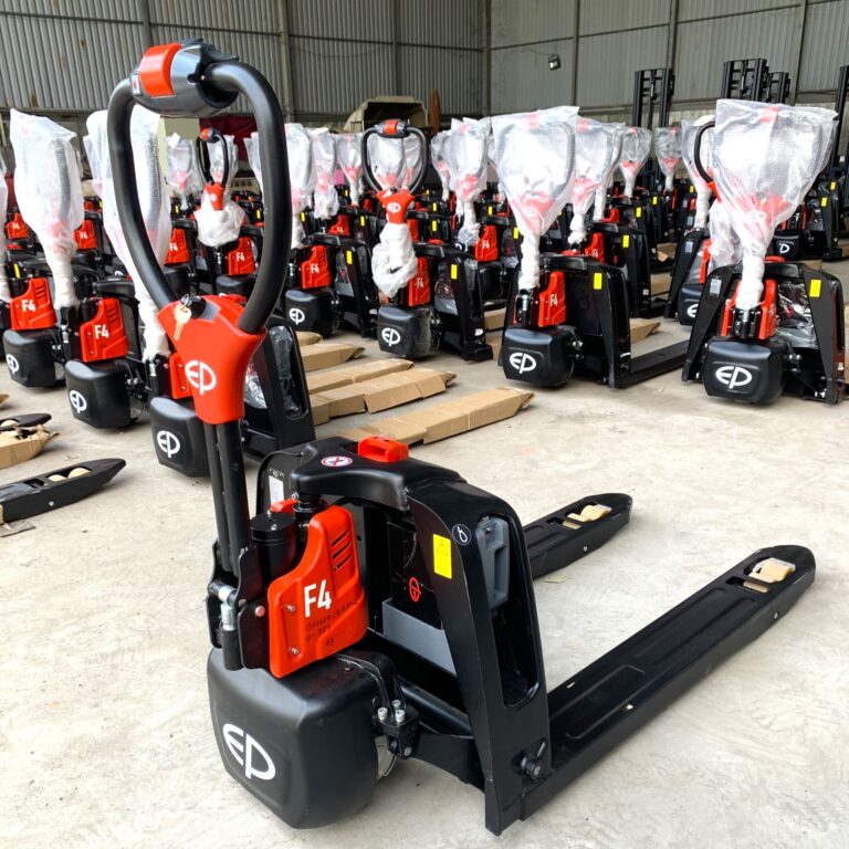 Xe nâng tay điện mini F4 - 1.5 tấn Sử dụng pin Lithium.
